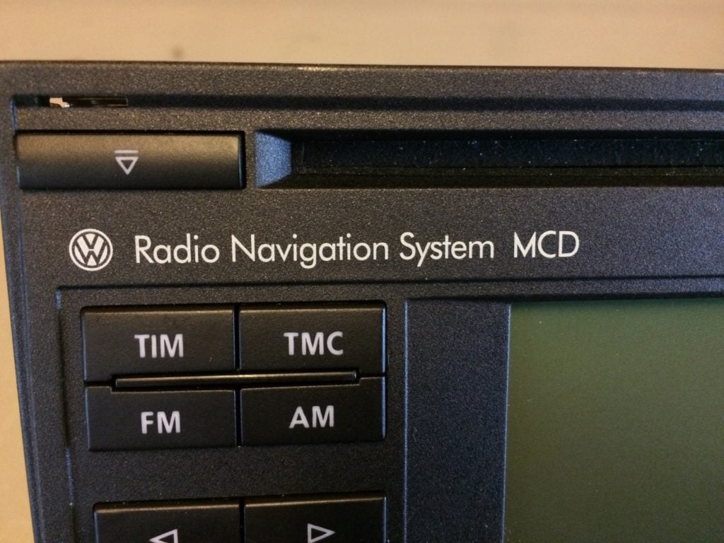 VW org. autoradio / navigationssystem - MCD - SOLGT! - ♫ Vintage HiFi ...