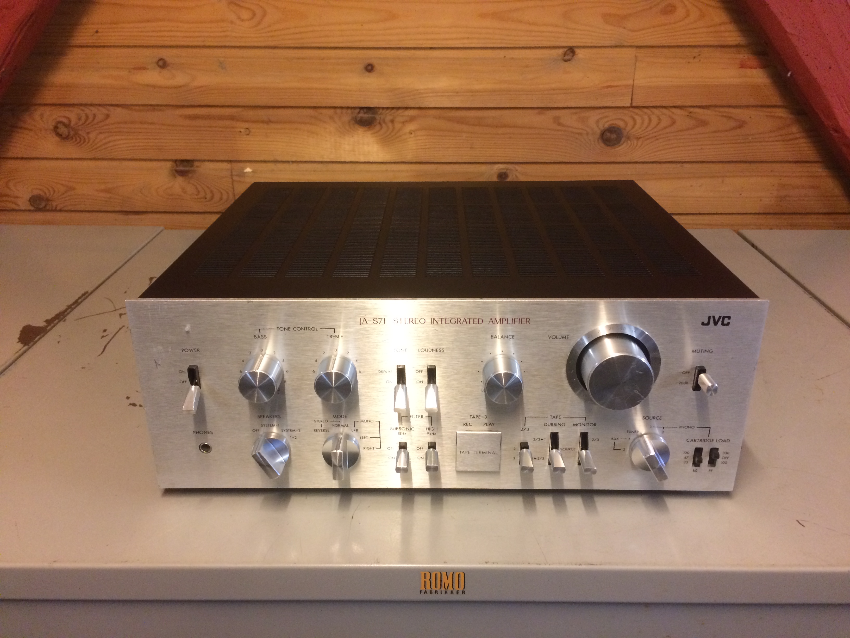 JVC JA-S71 - toprestaureret vintage forstærker - SOLGT! - HiFi ...