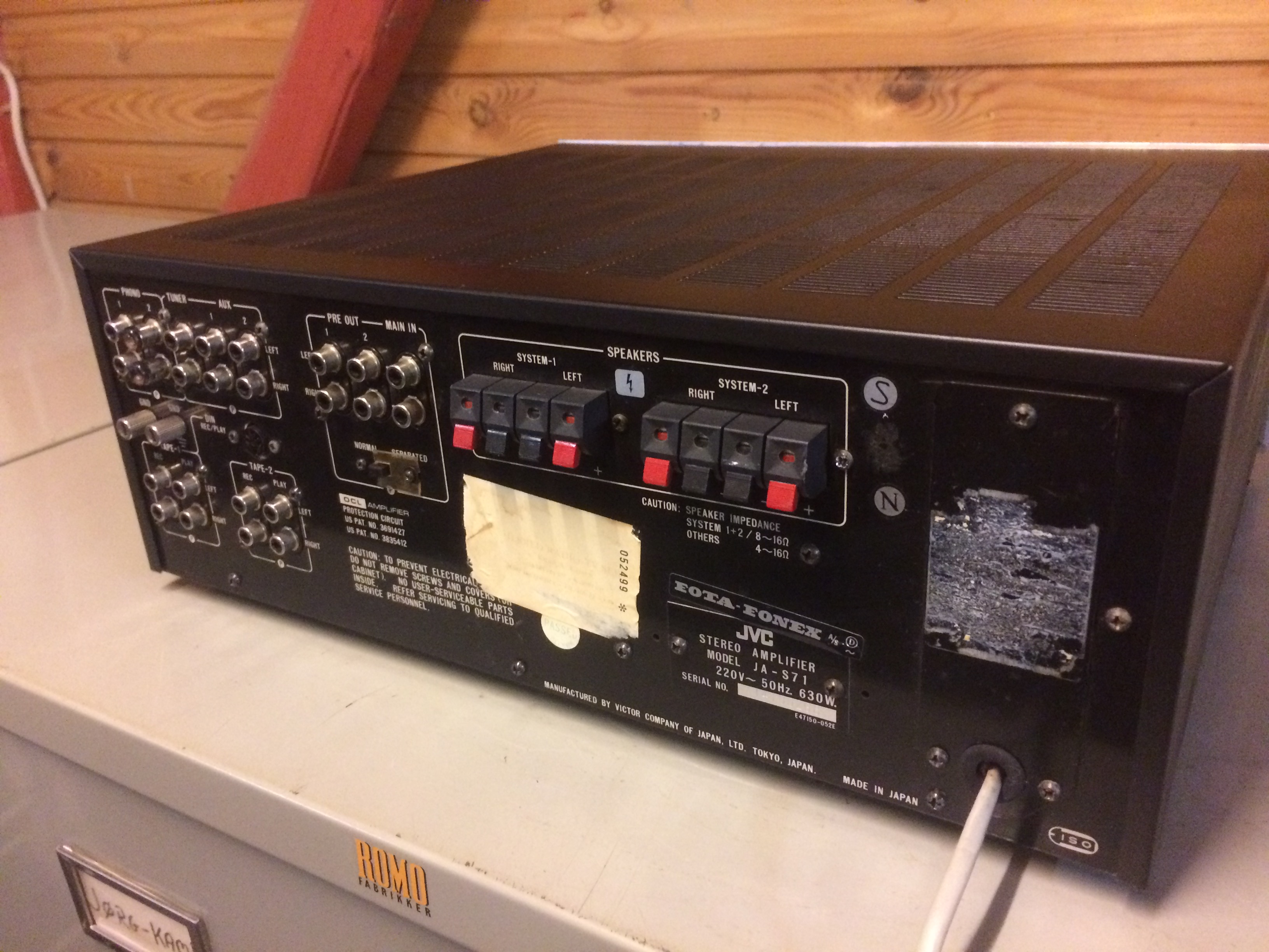 JVC JA-S71 - toprestaureret vintage forstærker - SOLGT! - HiFi ...