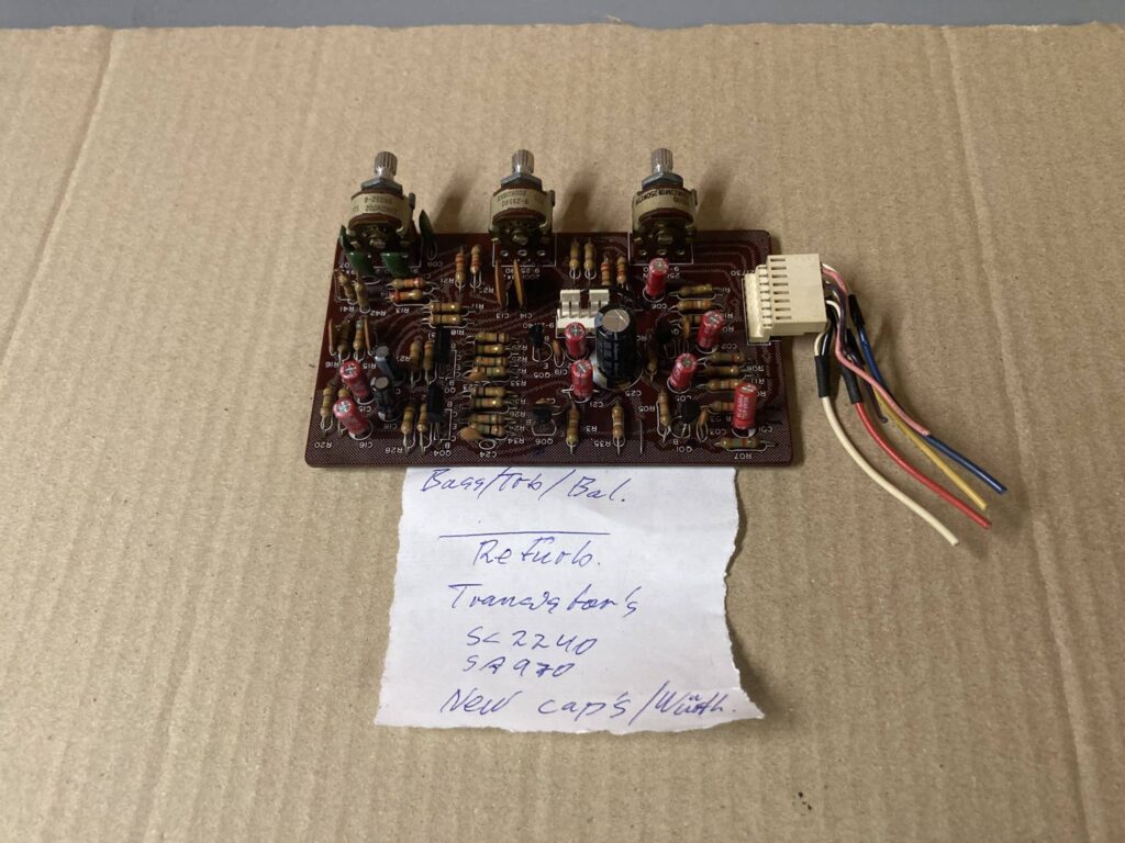 Original Fisher RS-1080 – Bass/Treble/Balance-board - Full refurbished ...