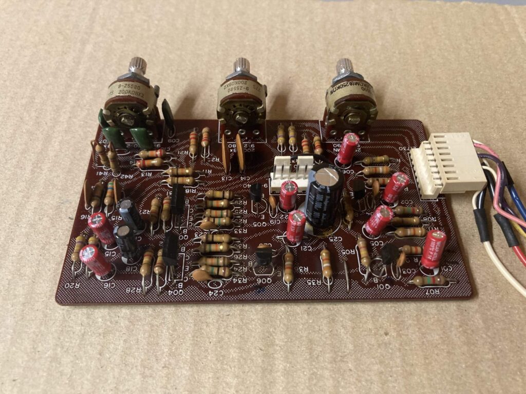 Original Fisher RS-1080 – Bass/Treble/Balance-board - Full refurbished ...