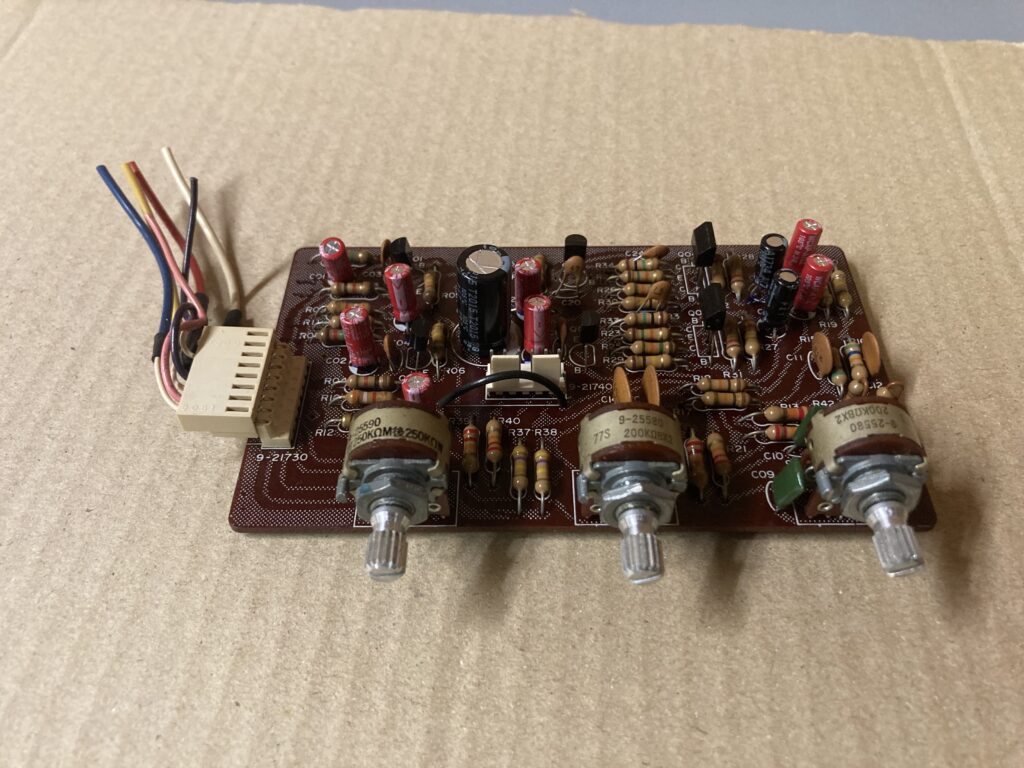 Original Fisher RS-1080 – Bass/Treble/Balance-board - Full refurbished ...