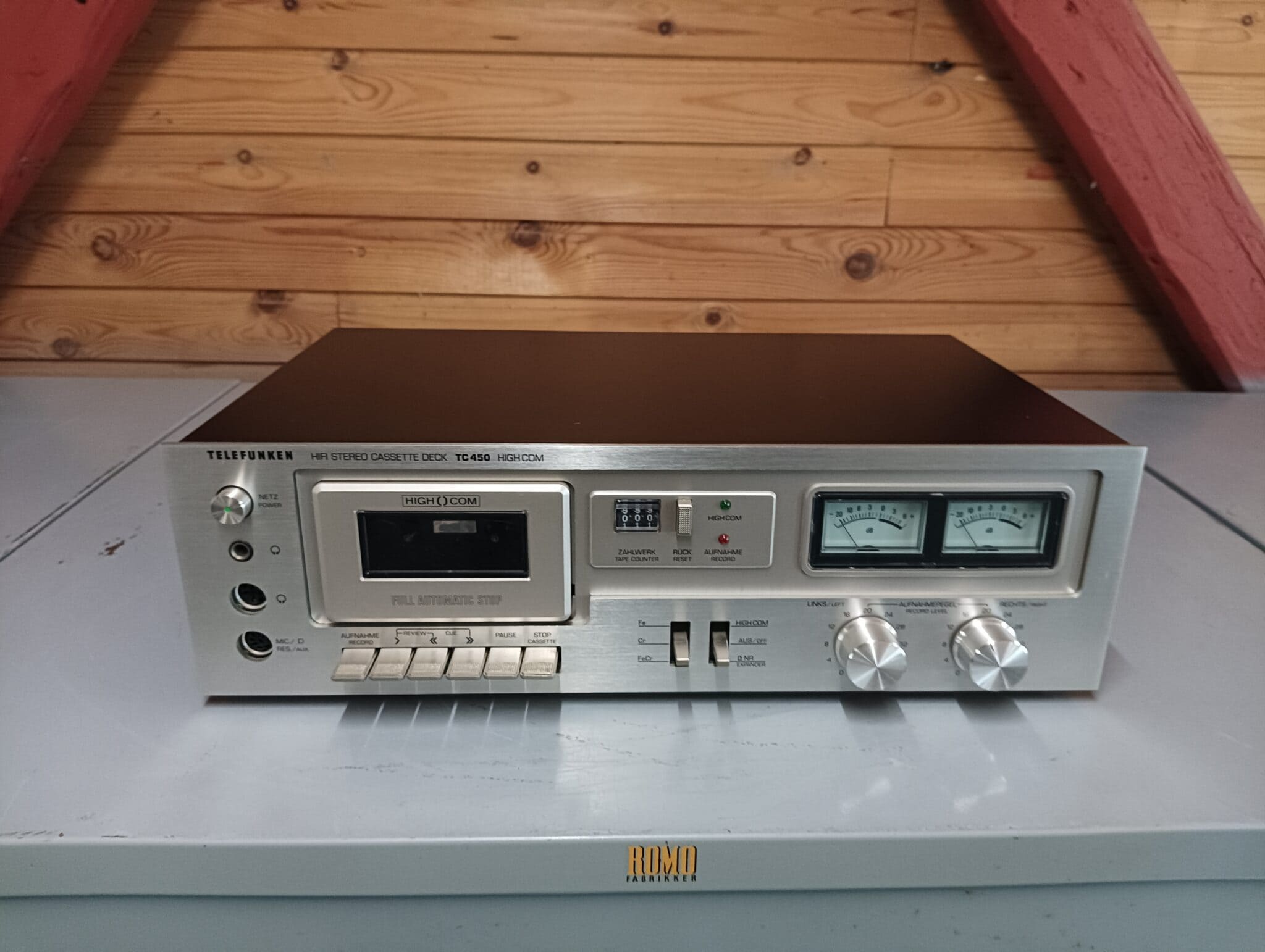 Telefunken TC 450 - Flot vintage kassettebåndoptager - NYSERVICERET ...