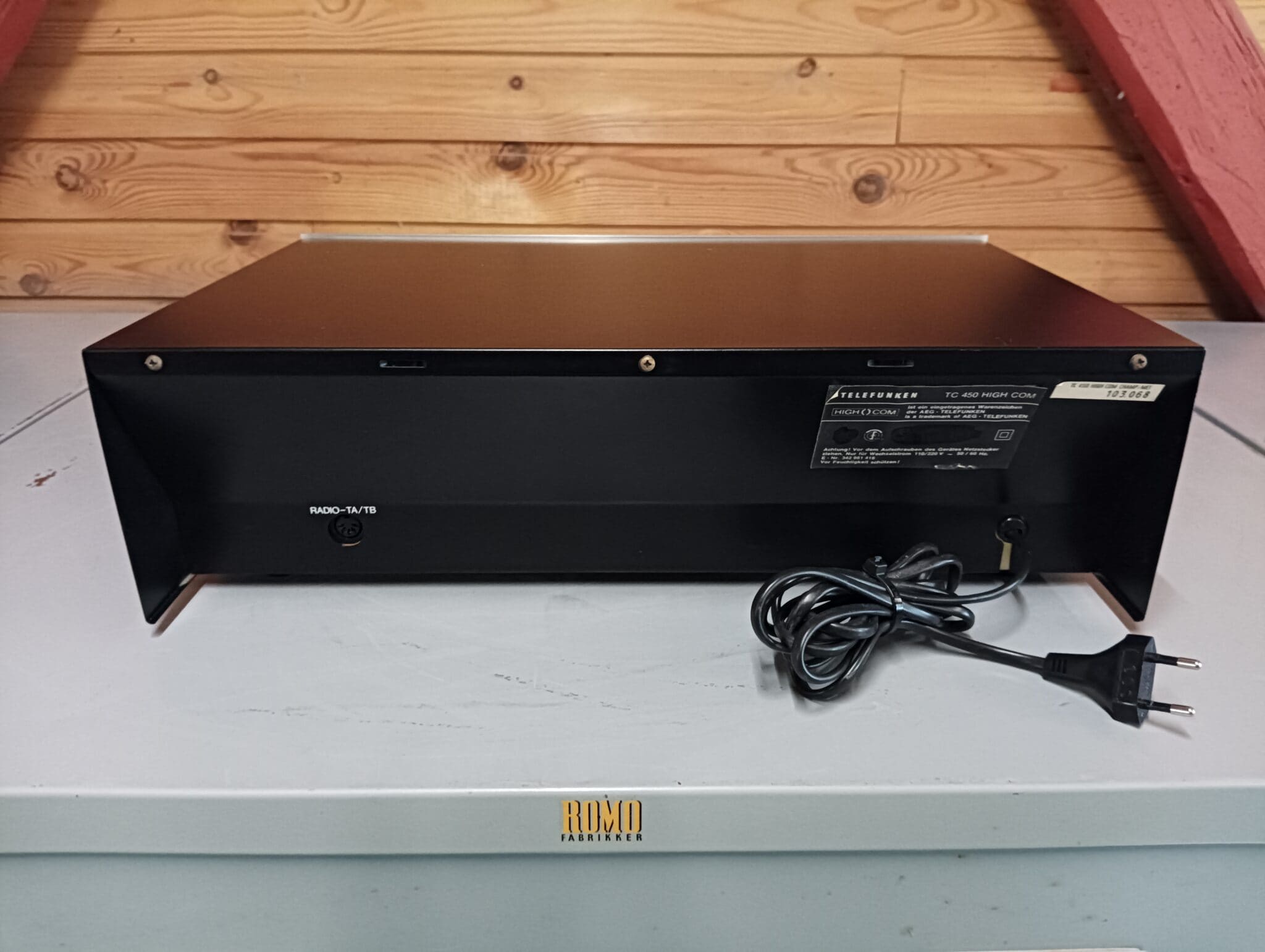 Telefunken TC 450 - Flot vintage kassettebåndoptager - NYSERVICERET ...