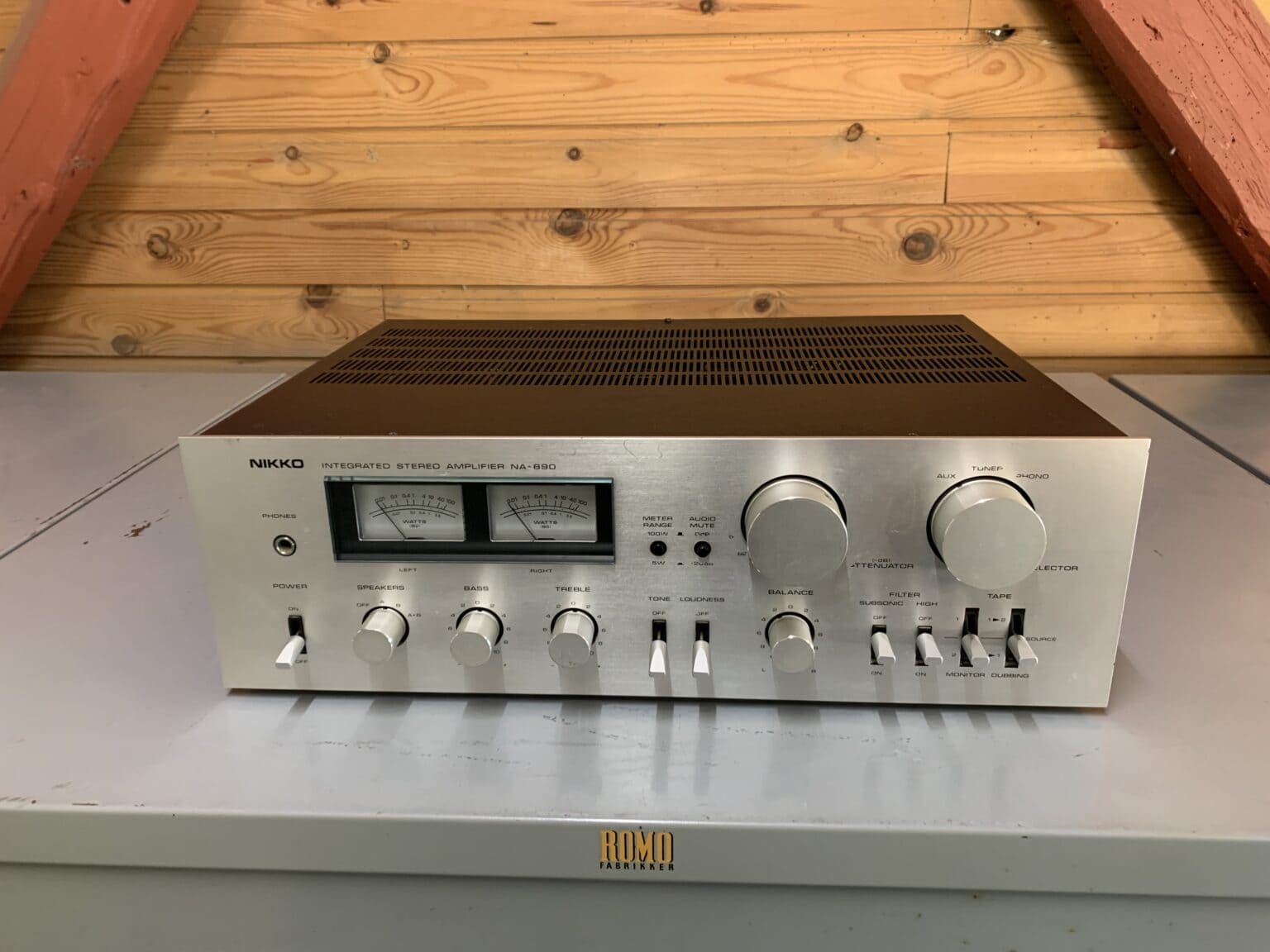 Nikko NA-890 - Original vintage forstærker – NYSERVICERET! - SOLGT ...