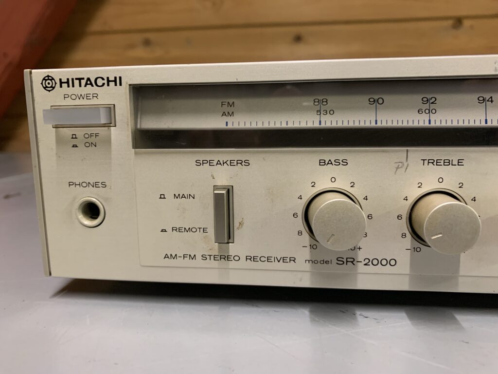 Hitachi SR-2000 vintage receiver - Til istandsættelse - SOLGT ...