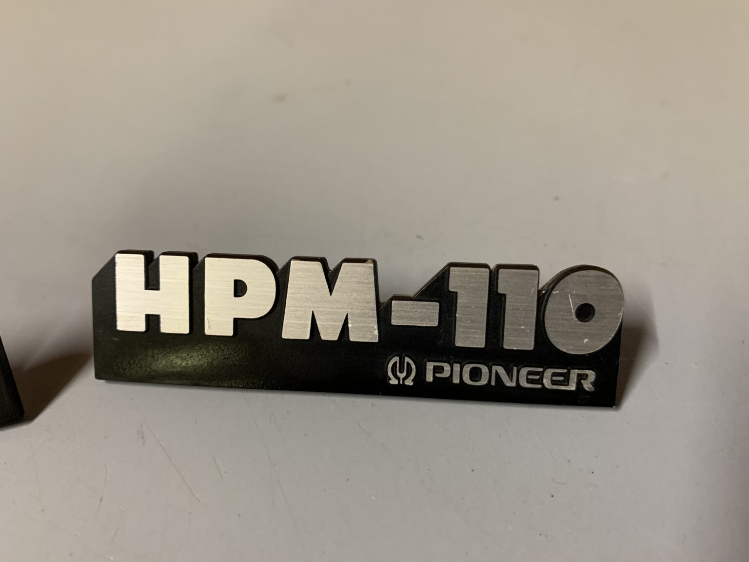 Original Pioneer HPM-110 Decals/Badges - ♫ Vintage HiFi Webshop ...