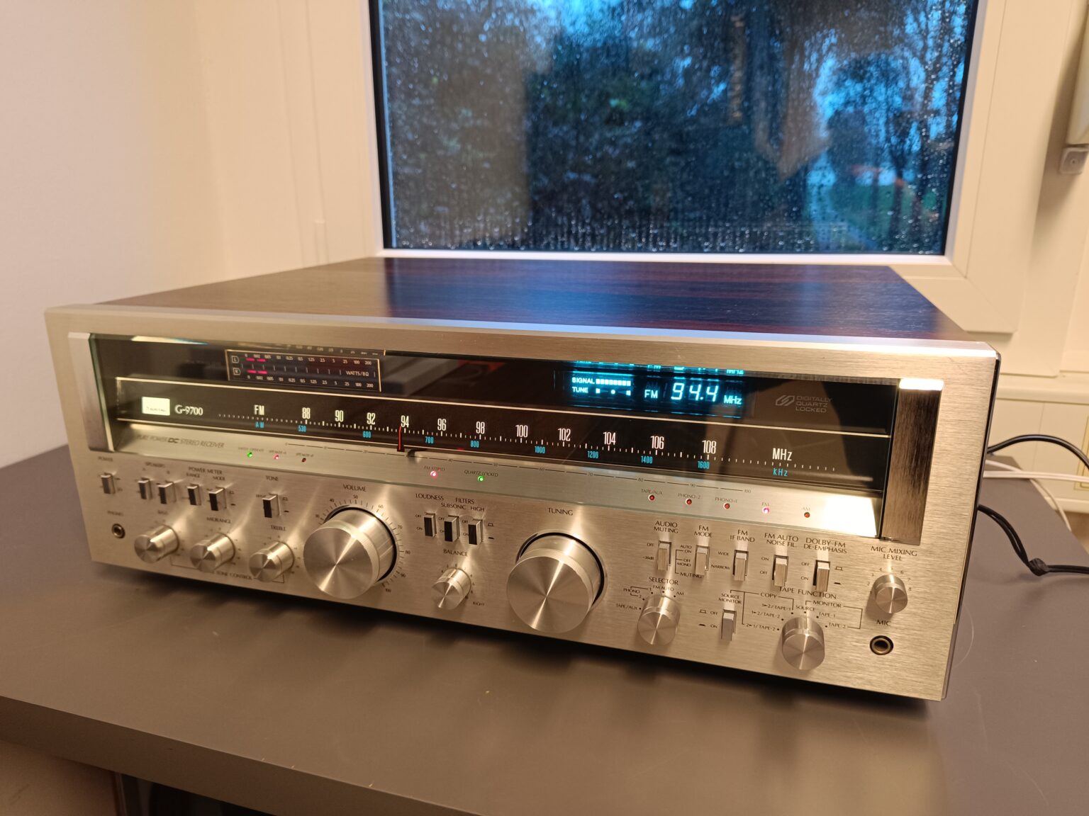 Sansui G-9700 Pure Power DC Stereo Receiver - NYSERVICERET! - SOLGT ...
