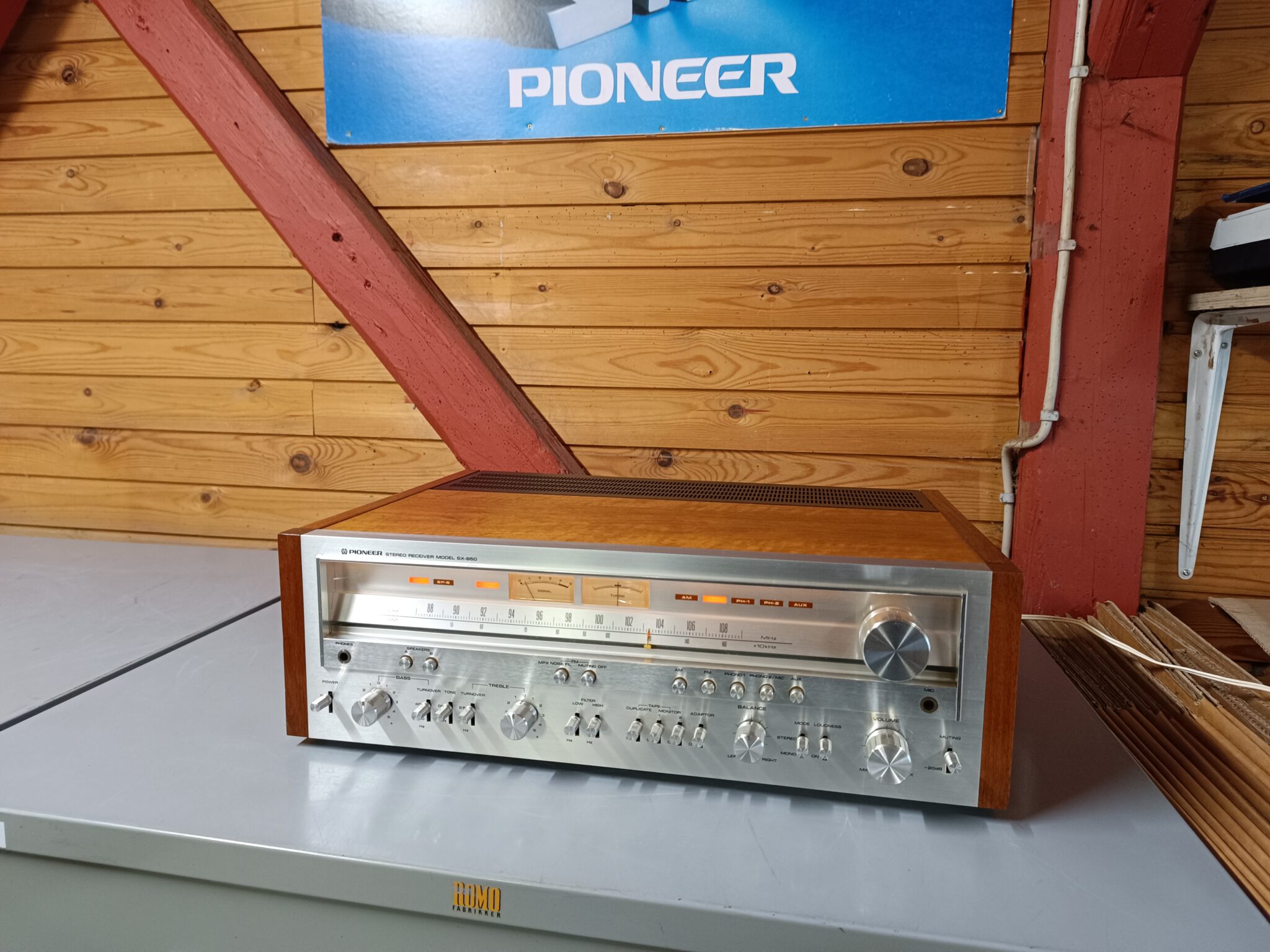 Pioneer SX-850 vintage receiver - Yderst flot stand - NYSERVICERET ...