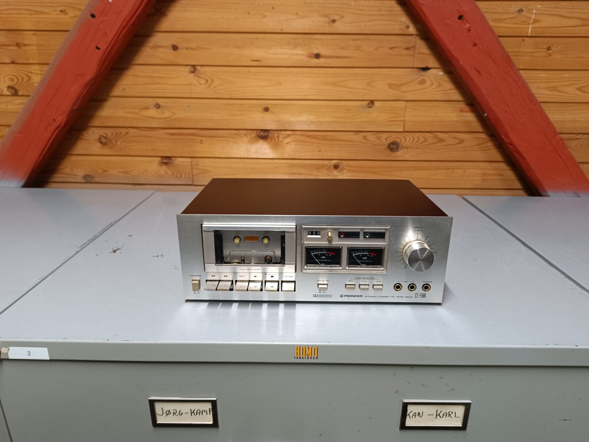 Pioneer CT-F500 – Vintage kassettebåndoptager – NYSERVICERET! - SOLGT ...