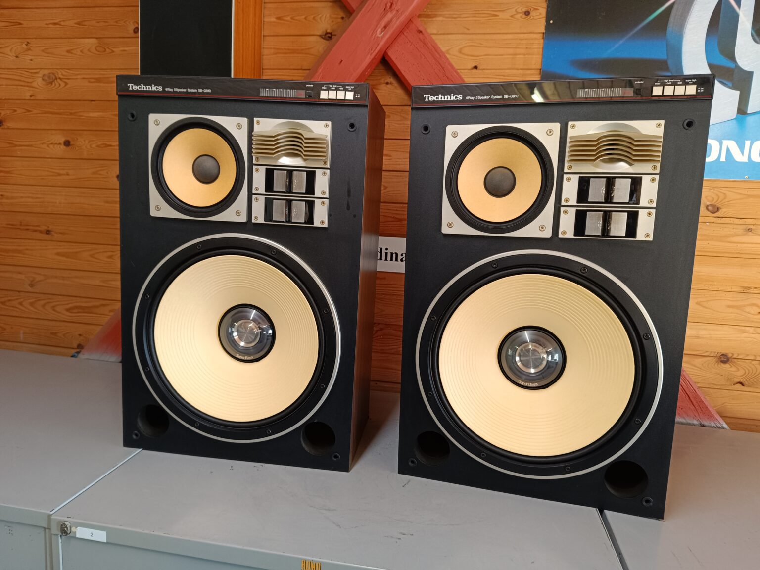 Technics SB-G910 - Ultra sjældne vintage højttalere - SAMLEOBJEKT ...