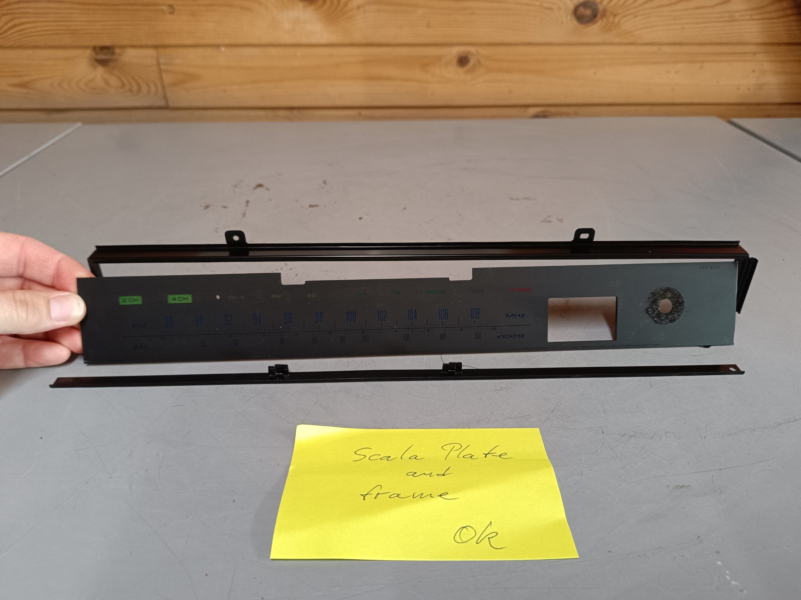 Original Pioneer QX-949A – Scale plate and frame - ♫ Vintage HiFi ...