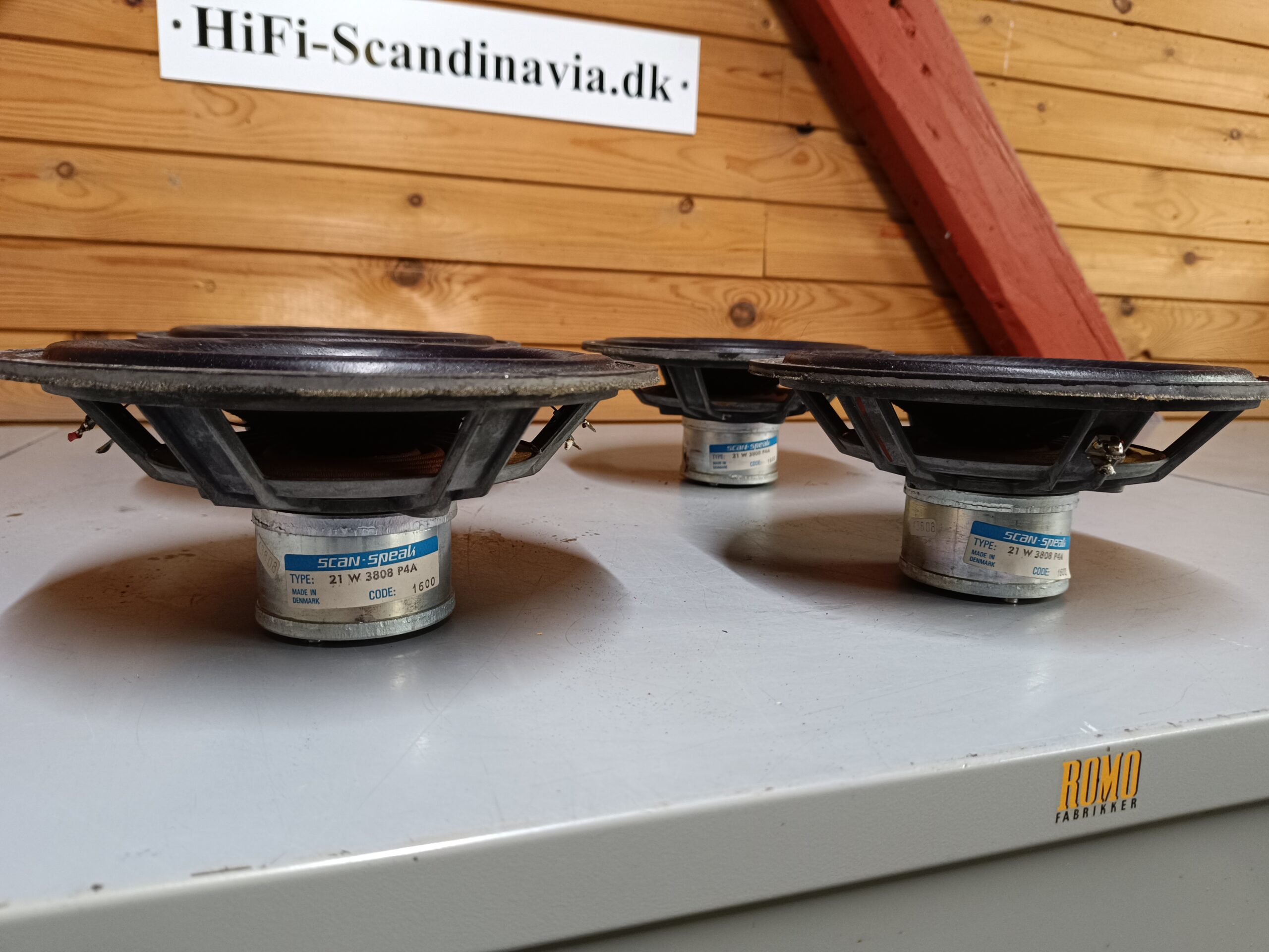 Scan Speak 21 W 3808 P4A Vintage 8" Woofer - Good and working condition ...